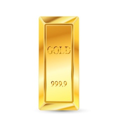 Gold brick Royalty Free Vector Image - VectorStock