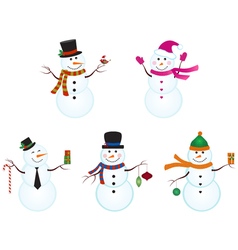 Snowman christmas character constructor body parts