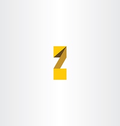 Letter z thunder bolt logo Royalty Free Vector Image