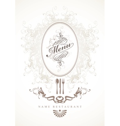 Baroque menu Royalty Free Vector Image - VectorStock