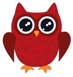 Owl heart Royalty Free Vector Image - VectorStock