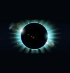 Solar and lunar eclipses Royalty Free Vector Image