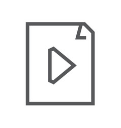 Media file icon Royalty Free Vector Image - VectorStock