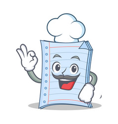 Graduation notebook character cartoon style Vector Image