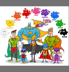 Learn color Royalty Free Vector Image - VectorStock