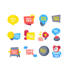 Helpful tips neon text helpful tips neon Vector Image