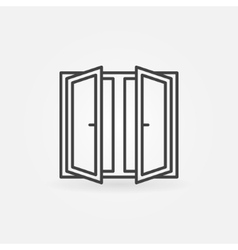 Open window Royalty Free Vector Image - VectorStock