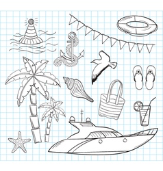 Sea vacation Royalty Free Vector Image - VectorStock