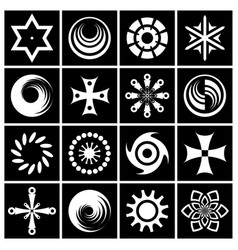 Spiral movement and rotation Royalty Free Vector Image