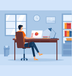 Work-from-home Royalty Free Vector Image - VectorStock