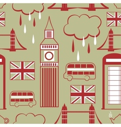 London seamless pattern set Royalty Free Vector Image