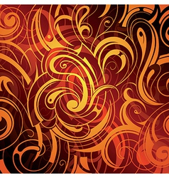 Fire flame seamless pattern Royalty Free Vector Image