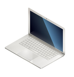 Mobile devices isometric set computer server and Vector Image