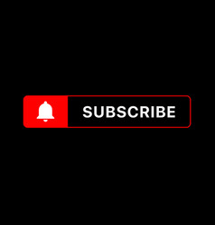 Youtube profile icon interface subscribe button Vector Image