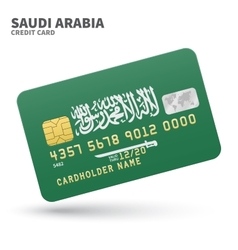Saudi arabia flag background Royalty Free Vector Image