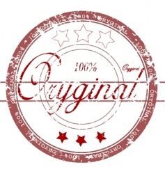 Rubber stamp 'original' Royalty Free Vector Image