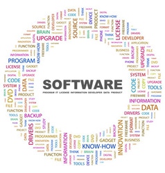 SOFTWARE Royalty Free Vector Image - VectorStock