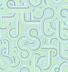 Round cable labyrinth pattern Royalty Free Vector Image