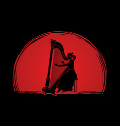 Harp Royalty Free Vector Image - VectorStock