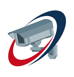 Security guard holding flashlight Royalty Free Vector Image