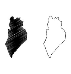 Perlis map Royalty Free Vector Image - VectorStock