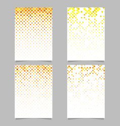 Abstract square pattern brochure template - tiled Vector Image