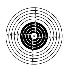 Target shooting apple Royalty Free Vector Image
