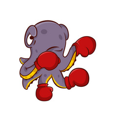 Matching game with cute sea creatures octopus Vector Image