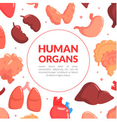 Healthy and unhealthy human internal organs Vector Image