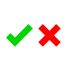Green checkmark symbol icon completed tick Vector Image