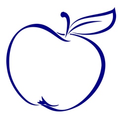 Apple shape Royalty Free Vector Image - VectorStock