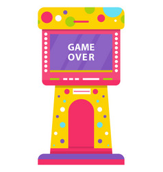 Game over glitch emoji Royalty Free Vector Image