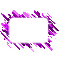 Colorful rectangular abstract background on white Vector Image