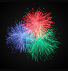 Colorful explodesflowers Royalty Free Vector Image