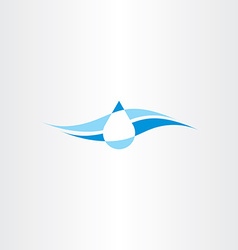 Fresh mineral spring water river and mountain Vector Image