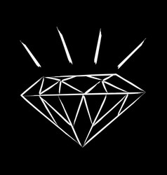 Blood diamond Royalty Free Vector Image - VectorStock