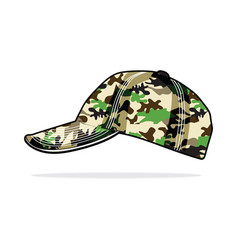 Yellow baseball cap icon Royalty Free Vector Image