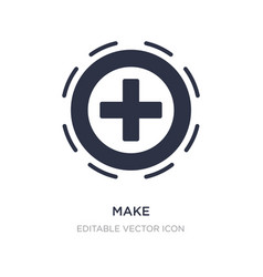 Makeup palette icon on white background simple Vector Image