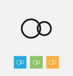 Kin symbol on marriage Royalty Free Vector Image