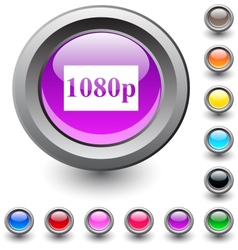 High-detailed buttons Royalty Free Vector Image