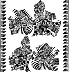 Inca iconography Royalty Free Vector Image - VectorStock