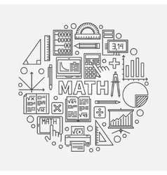 Stylish math sign pi symbol logo design Royalty Free Vector