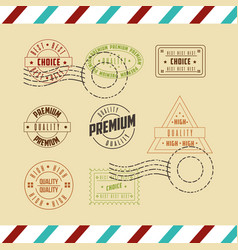 Premium quality template Royalty Free Vector Image