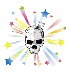 Starlight skeleton Royalty Free Vector Image - VectorStock