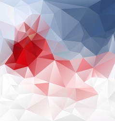 Red pink gradient abstract polygon triangular Vector Image