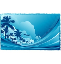 Tropical background Royalty Free Vector Image - VectorStock