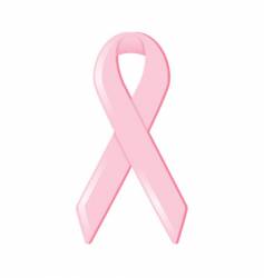 Pink ribbon Royalty Free Vector Image - VectorStock