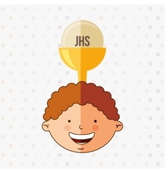 Catholic religion design Royalty Free Vector Image