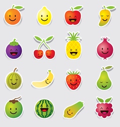 Mixed Fruits Border Frame Royalty Free Vector Image