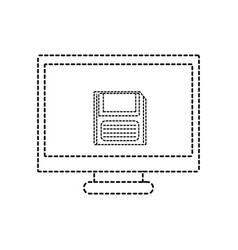 Dotted shape electronic computer screen technology